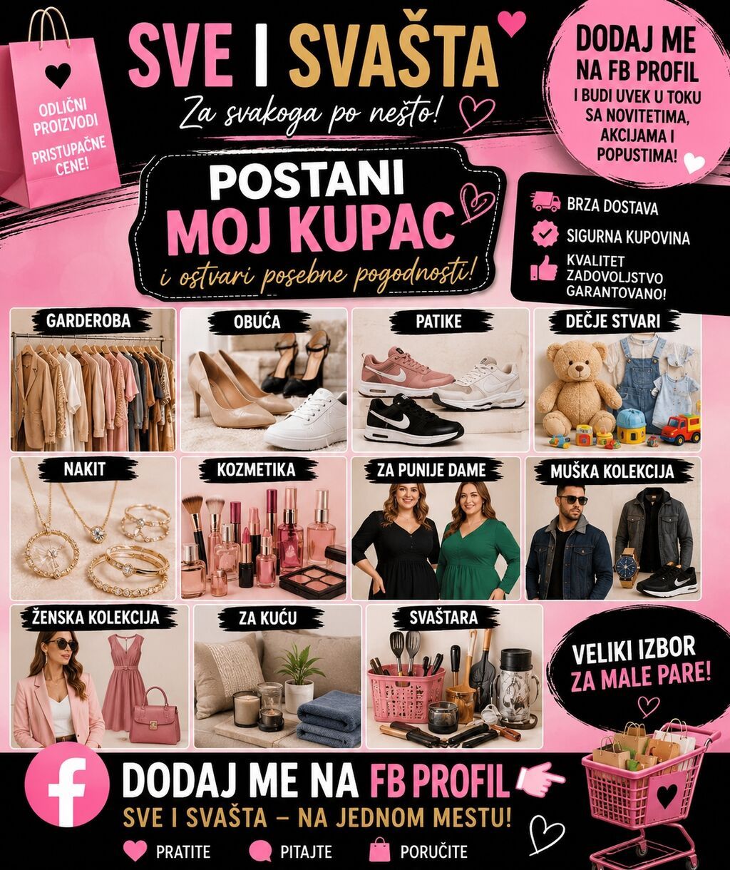 Sve i svašta – za svakoga po nešto! Online ponuda širokog asortimana