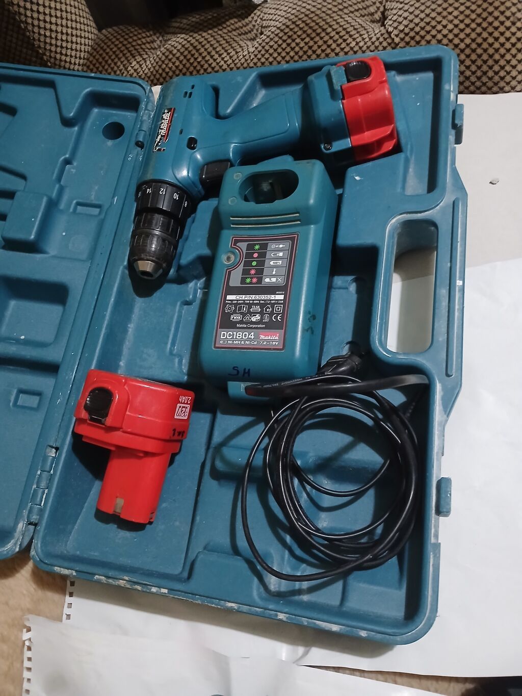 Makita akumulatorska bušilica/odvijač – komplet u koferu - Model