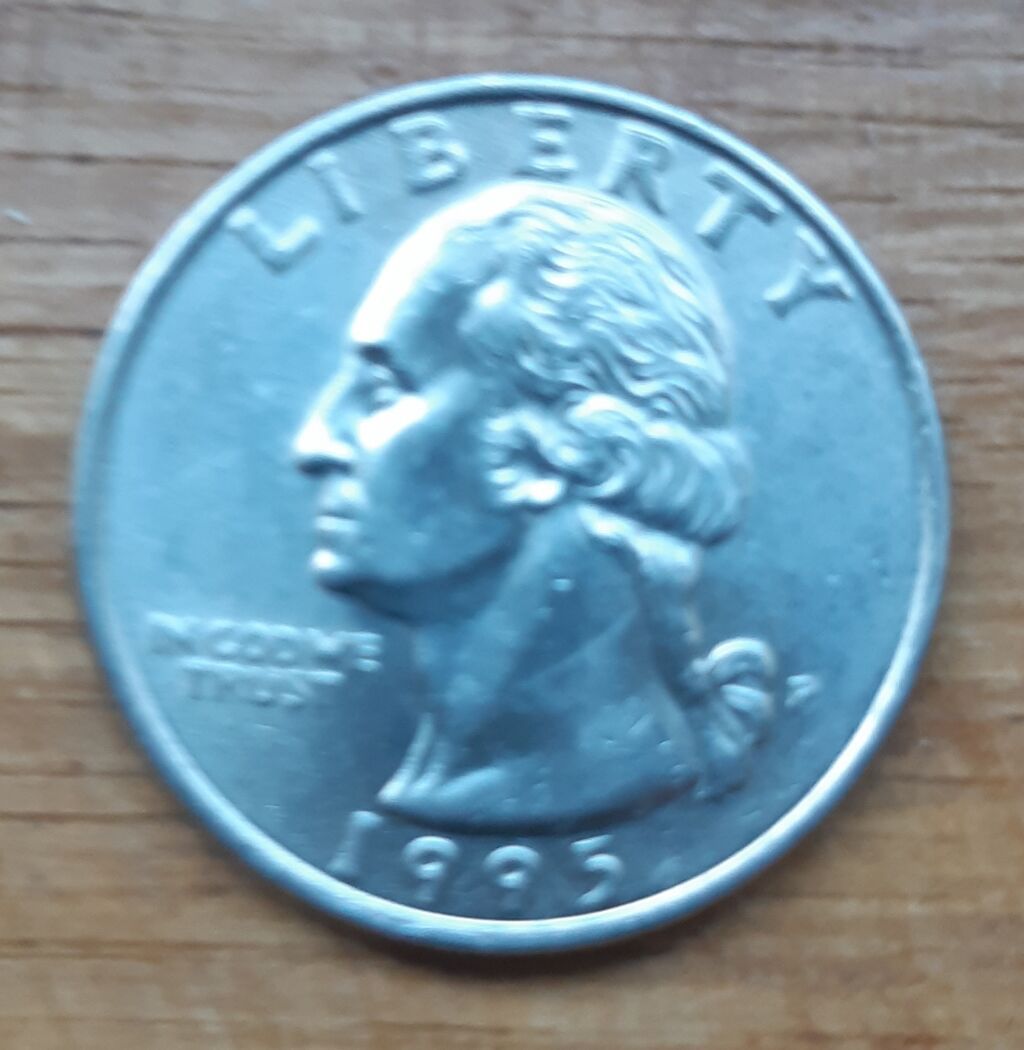 Predmet: AmeričkA UNC kvartal (25 centi) – 1993, George Washington