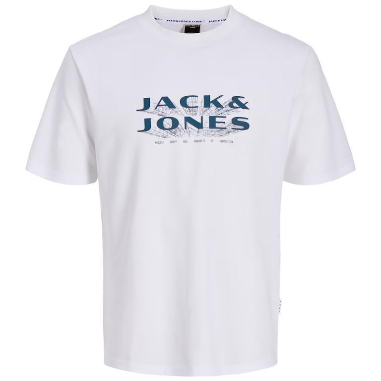 J&J Bela Muška Majica JCOFUSION JJ BRANDING