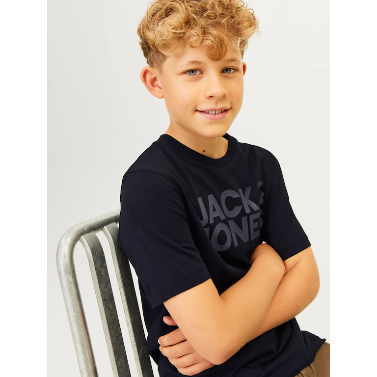 J&J Crna Dečija Majica JECORP LOGO TEE