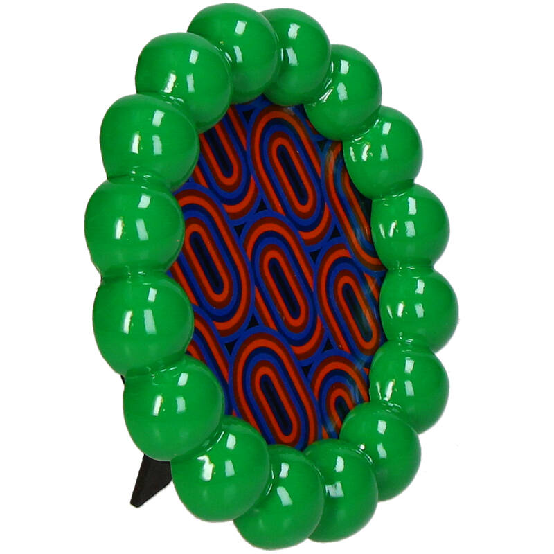 RAM ZA SLIKE – Photo Frame Beads Polyresin Green 10x10cm