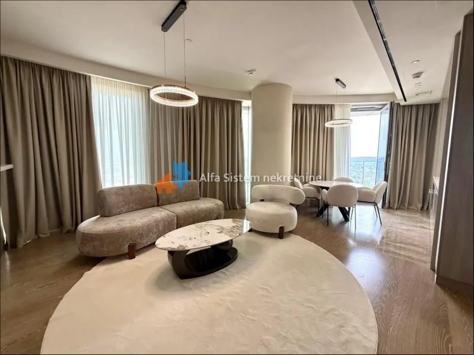 Izdavanje, dvosoban stan, 74m², Savski Venac, Beograd
