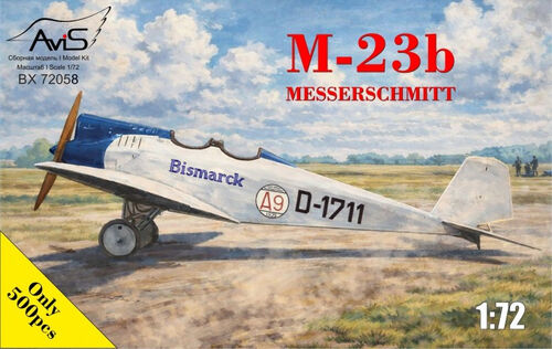 NEW! Avis 72058 Messerschmitt M-23b Bismarck