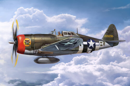 NEW! Trumpeter 02427 Republic P-47 D Thunderbolt Razorback