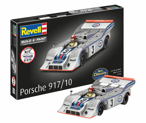 NEW! Revell 77738 Porsche 917/10 Starter Kit (Revell Classics)