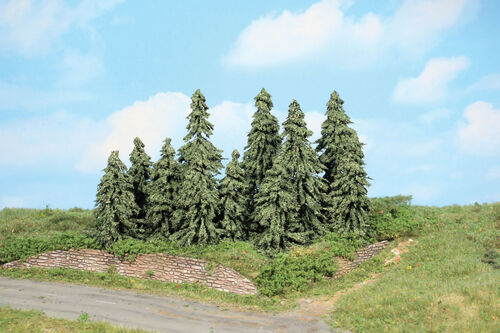NEW! Heki 21803 Spruce Tress 7 - 11 cm (10 pcs)