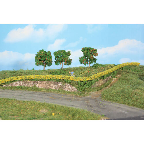 NEW! Heki 11805 Flexible Forsythia Hedges 7 x 7 mm (50 cm / 2 pcs)