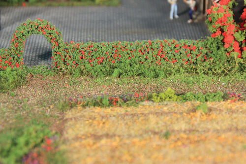 NEW! Heki 11811 Flexible Rose Hedges 7 x 14 mm (50 cm / 2 pcs)