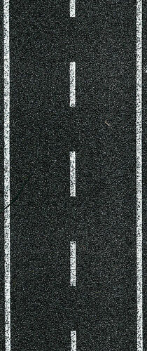 NEW! Heki 6562 Self Adhesive Roadway Asphalt N Two Lanes (100 x 4 cm)