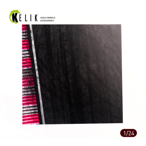 NEW! KELIK KS24017 Racing Track for 2 Models - Base (240 x 240 mm / Acrylic)