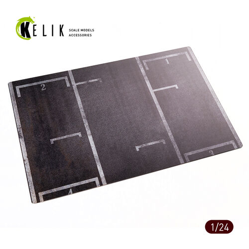 NEW! KELIK KS24019 Racing Start Position Stand for 3 Models - Base (410 x 270 mm / Acrylic)