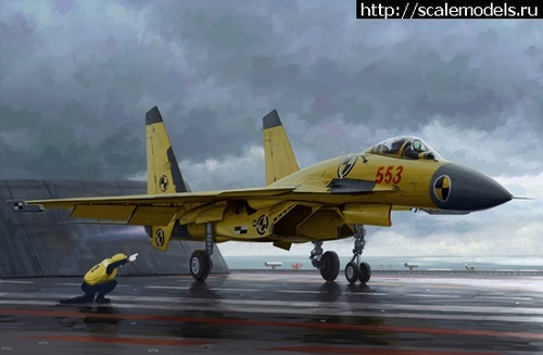 Trumpeter 01670 Shenyang J-15 with flight deck