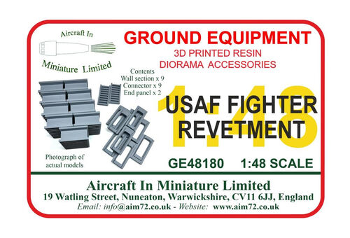 Aircraft In Miniature Ltd GE48180 USAF Fighter Revetments