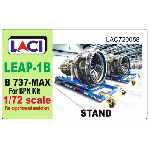 NEW! LACI 720058 Boeing 737-Max - LEAP 1B Stand Engine (for BPK Kits / 3D-Printed)