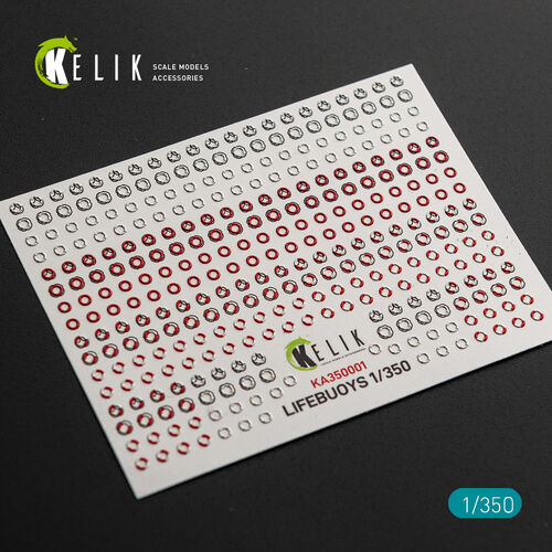 NEW! KELIK KA350001 Lifebuoys - 3D Decal for Models