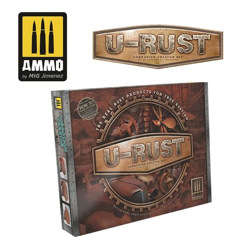 AMMO of Mig Jimenez A.MIG 7460 U-RUST Corrosion Creator Set
