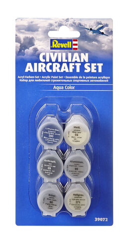 Revell 39072 Civilian Aircraft Paints Set
