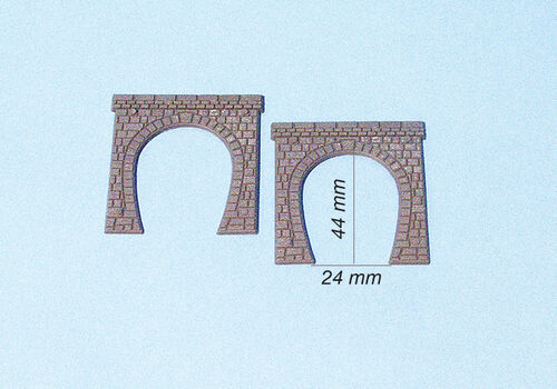 NEW! Heki 3123 Single-Track Tunnel Mouth (2 pcs)