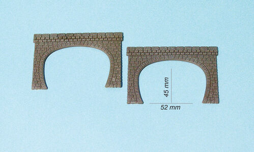 NEW! Heki 3125 Double-Track Tunnel Mouth (2 pcs)