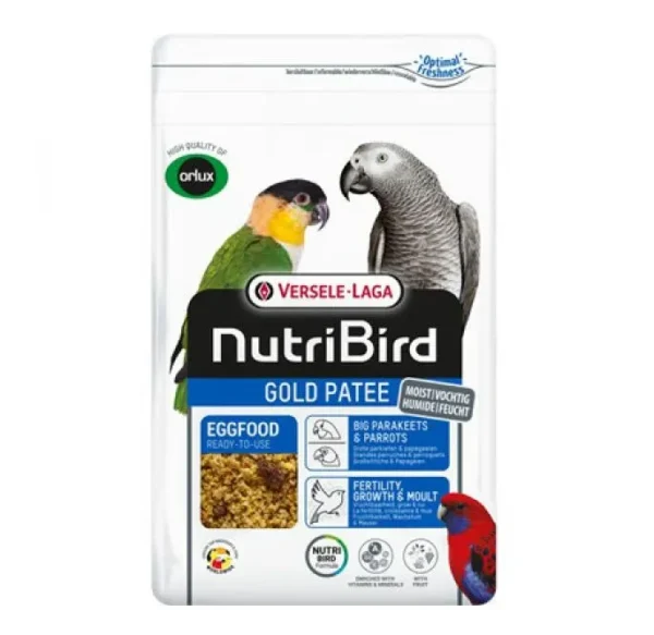 Versele Laga Orlux NutriBird Gold Crumble Big Parakeets & Parrots – 10 kg