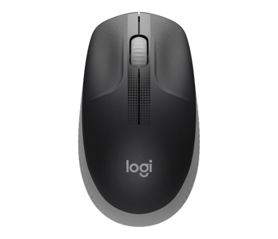 MIŠ LOGITECH M190 Full Size Wirelless Mid Gray,