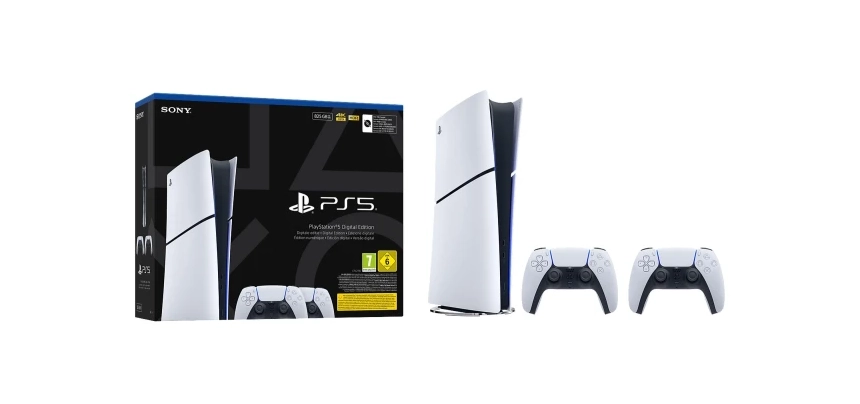 Sony Playstation 5 Slim Digital 825GB sa dva kontrolera