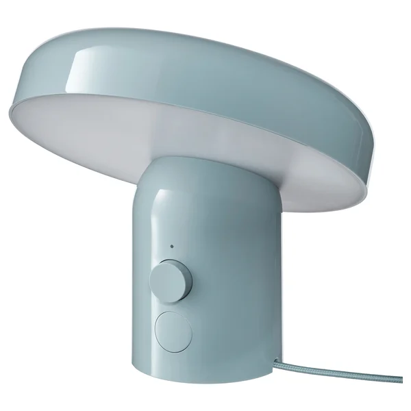Bluetooth zvučnik-lampa, svetloplava