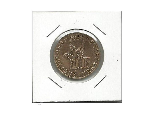 c2 Francuska 10 francs 1988.