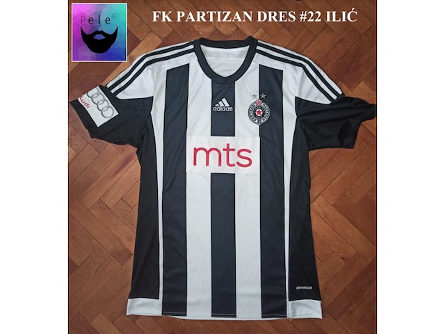 FK Partizan dres MTS #22 Sasa Ilic 2015/16 - TOP PONUDA