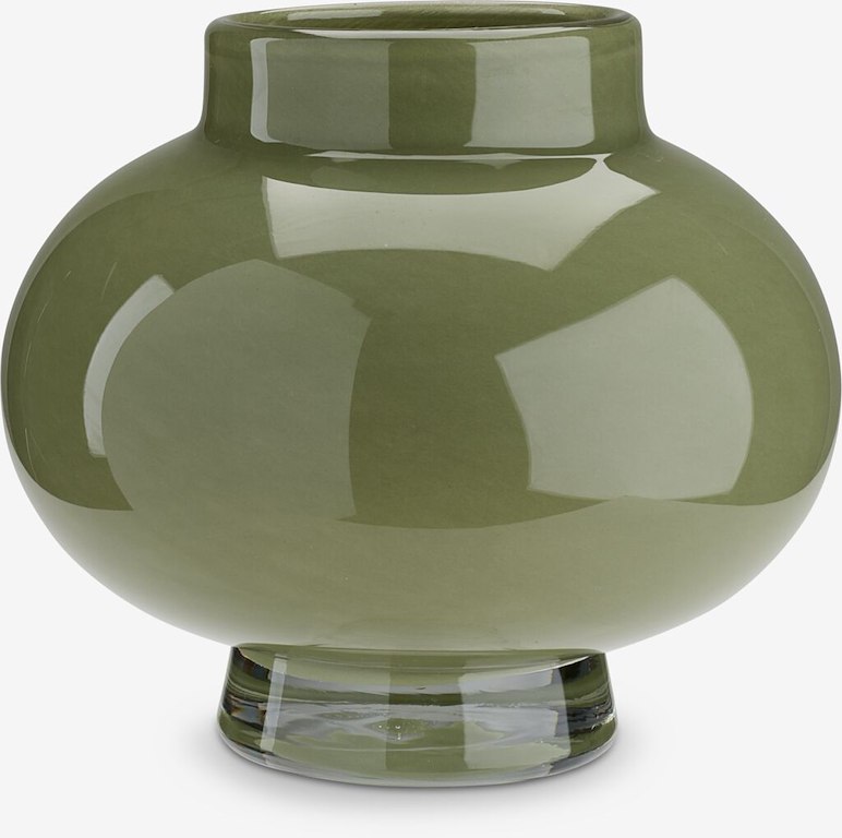 Vaza ULRIK Ø20xV17cm zelena