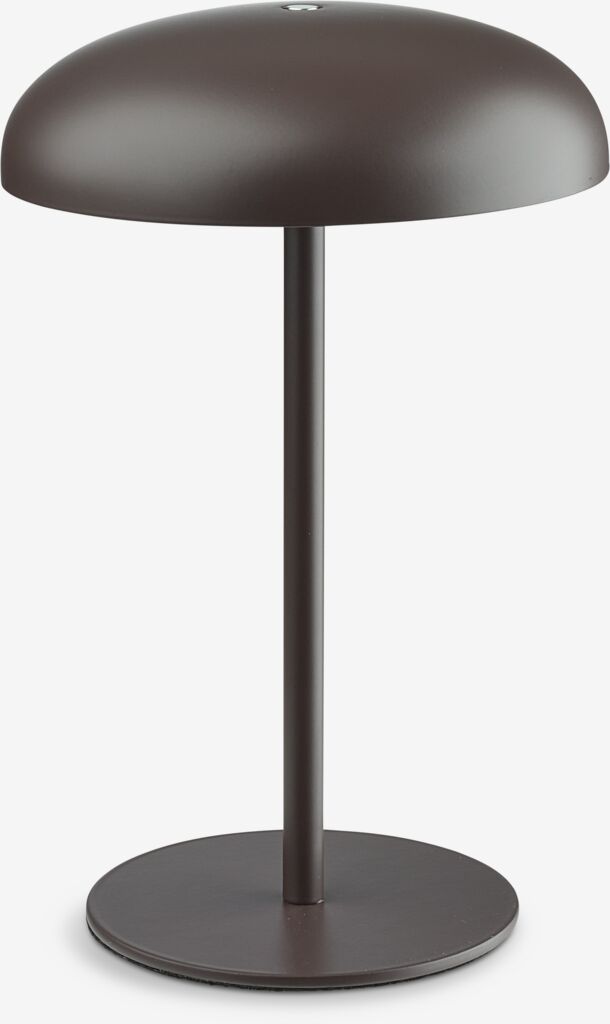 Lampa na baterije FLORIAN Ø14xV21cm tamno braon