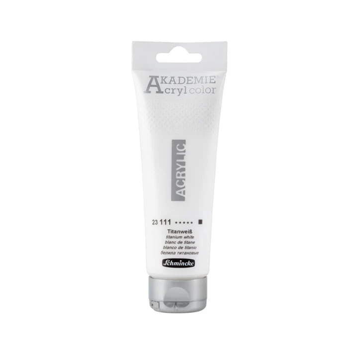 Akrilne boje Schmincke AKADEMIE 120 ml – 111 titanijum bela