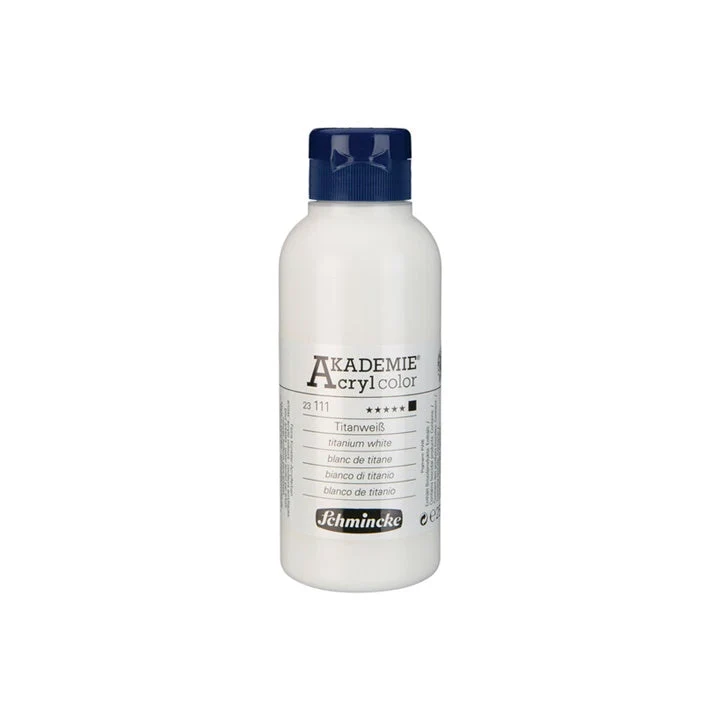 Akrilne boje Schmincke AKADEMIE 250 ml – 111 titanijum bela
