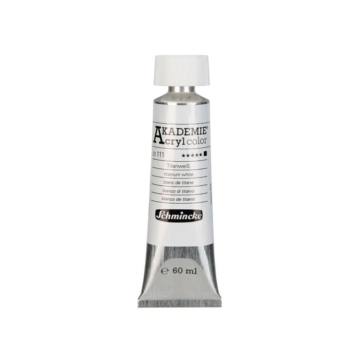 Akrilne boje Schmincke AKADEMIE 60 ml – 111 titanijum bela