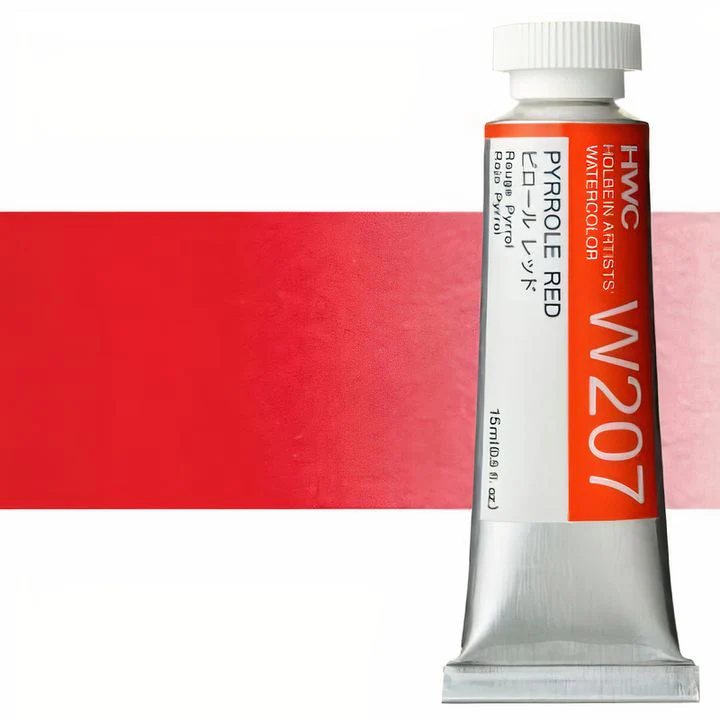 Profesionalne akvarel boje Holbein Artists 15 ml | nijanse crvene
