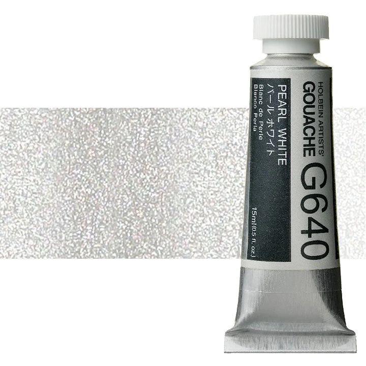 Profesionalne gvaš boje Holbein Artists 15 ml | metalik nijanse