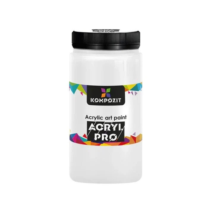 Akrilna boja ACRIL PRO ART Kompozit 1,000 ml – 018 titanijum bela