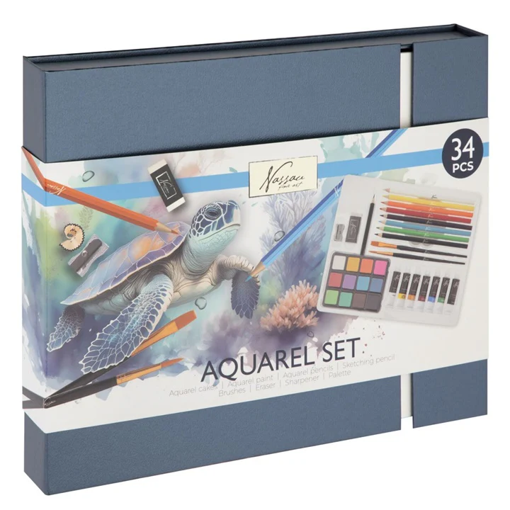 Akvarel Set Nassau 34 komada