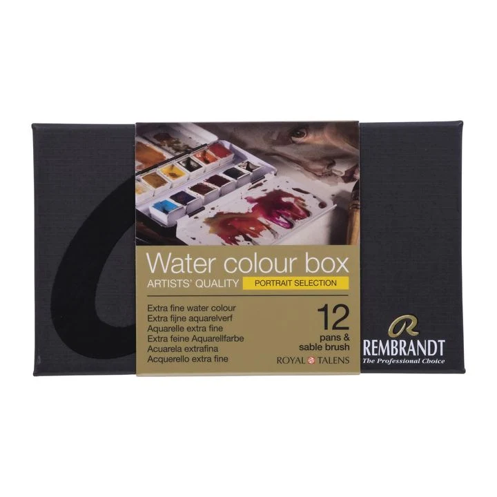 Akvarel boje Rembrandt Portrait box - 12 posudica