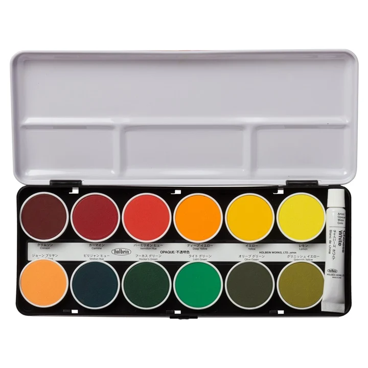 Akvarele Cake Colors Opaque - Holbein – 12 kom