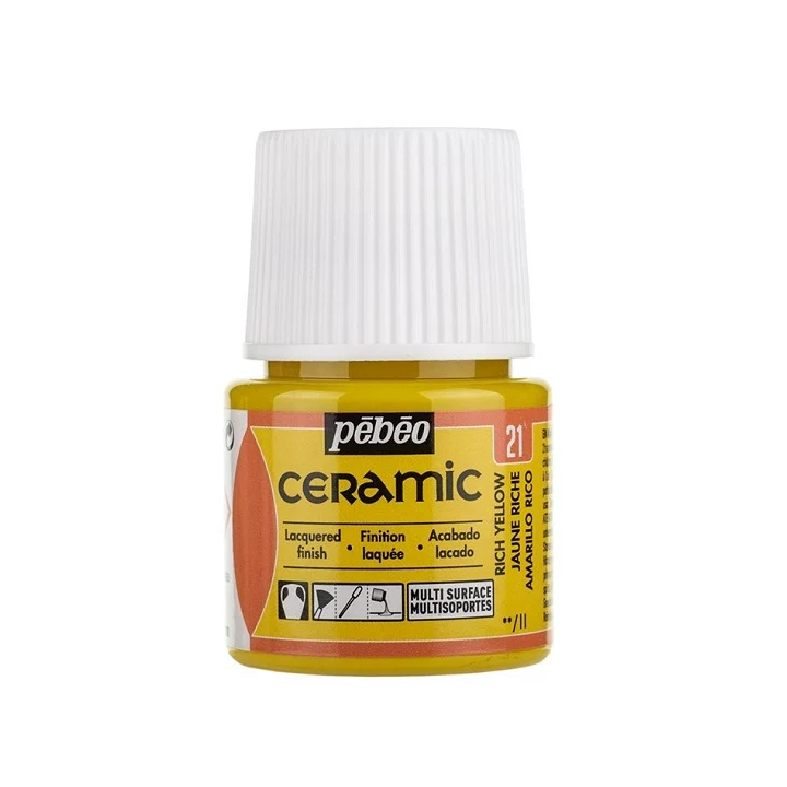 Boja za keramiku Pebeo Ceramic 45 ml – Bela