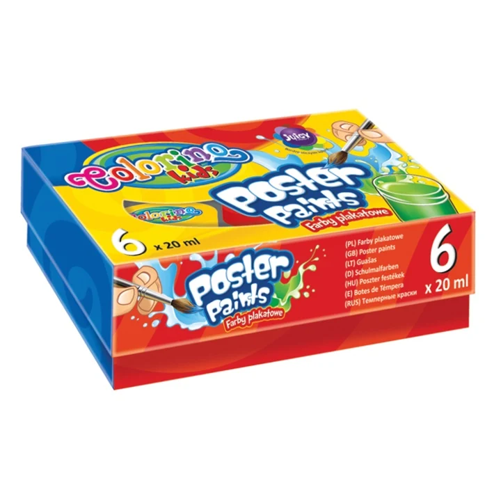 Colorino tempera boje u posudama 6x20ml