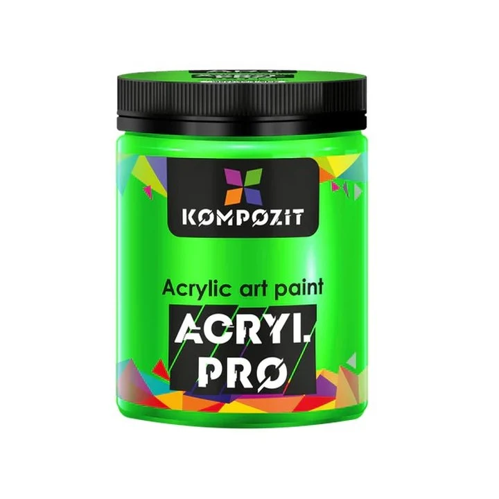 Fluorescentna akrilna boja ACRIL PRO ART Kompozit 430 ml – 551 zelena