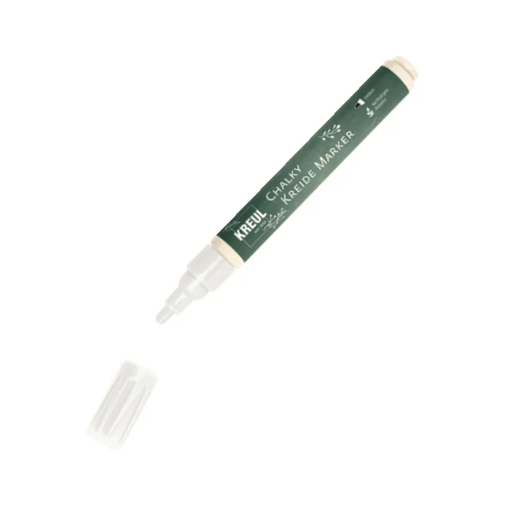 Kreda marker KREUL Chalky Chalk – snežno bela