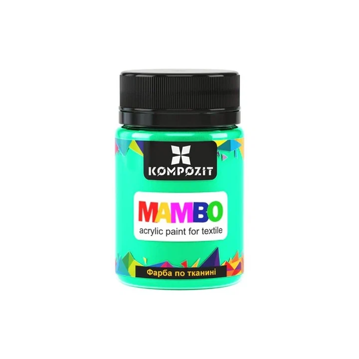MAMBO Fluorescentna boja za tekstil i kožu 50 ml – 81 fluorescentno zeleno