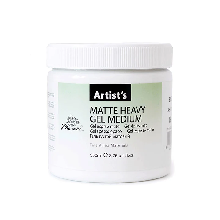 Mat gel medijum Heavy 500 ml