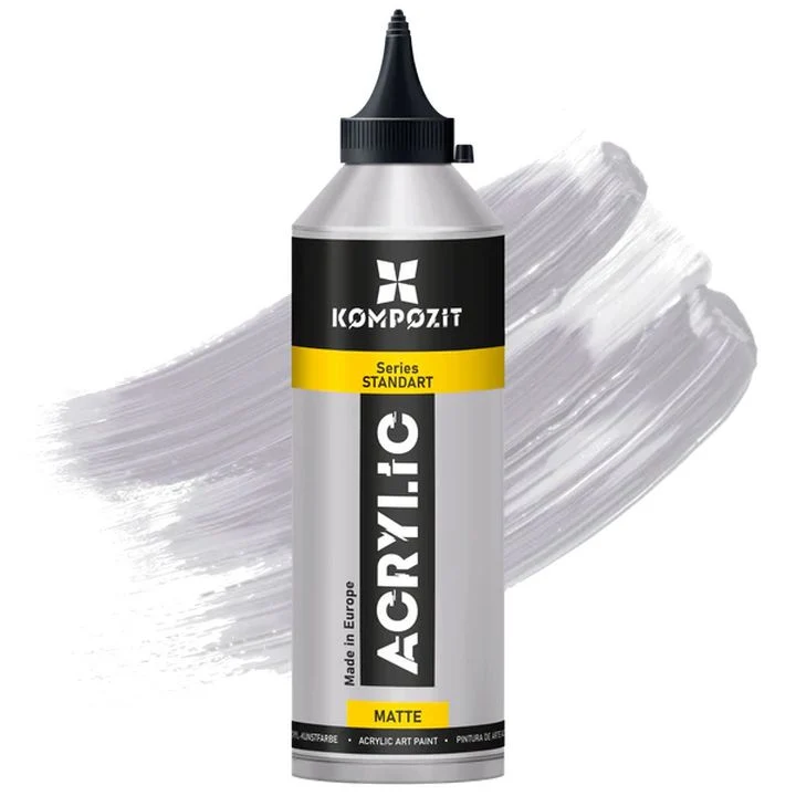 Metalik akrilna boja STANDART Kompozit 500 ml – Srebro 91