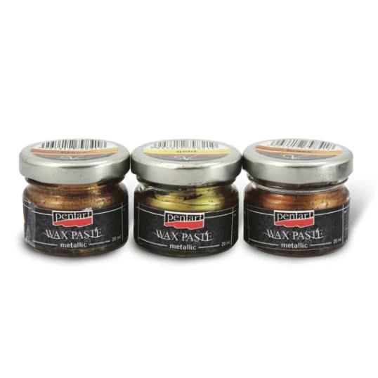 Metalik voštana pasta 20 ml – Zlatna