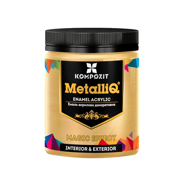 MetalliK kompozitna metalik akrilna boja 500g – Zlatan